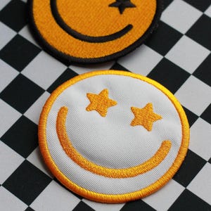 Superstar Smiley Embroidered Trucker Hat Patches Embroidery Gifts ...