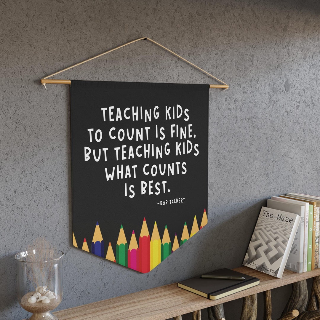Wall Flag | Teaching Kids to Count | Math Teacher Classroom Decor ...