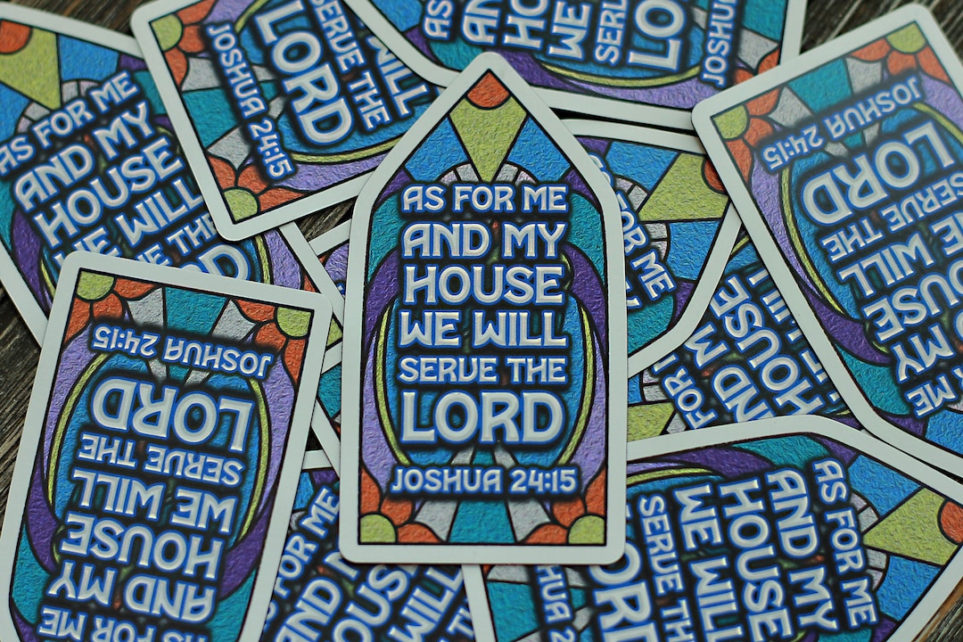 Bible Verse Magnet | Joshua 24:15 | Christian Fridge Magnets Prayer ...