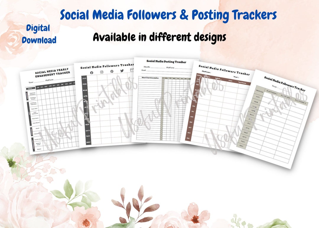 Social Media Follower and Posting Tracker, Instagram Followers Tracker ...