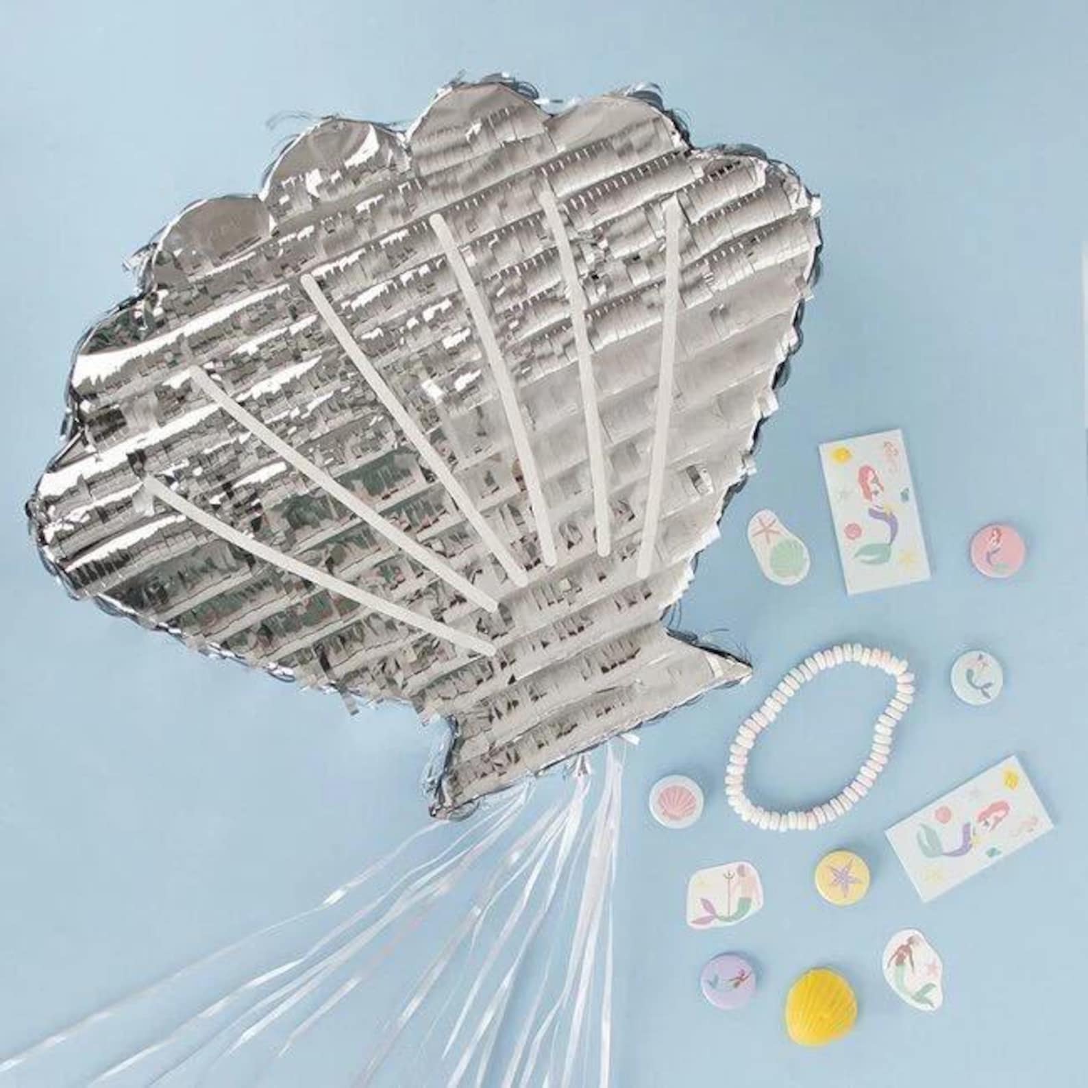 Silver Seashell Piñata - Etsy