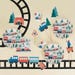 Train Party Cake Topper - Etsy
