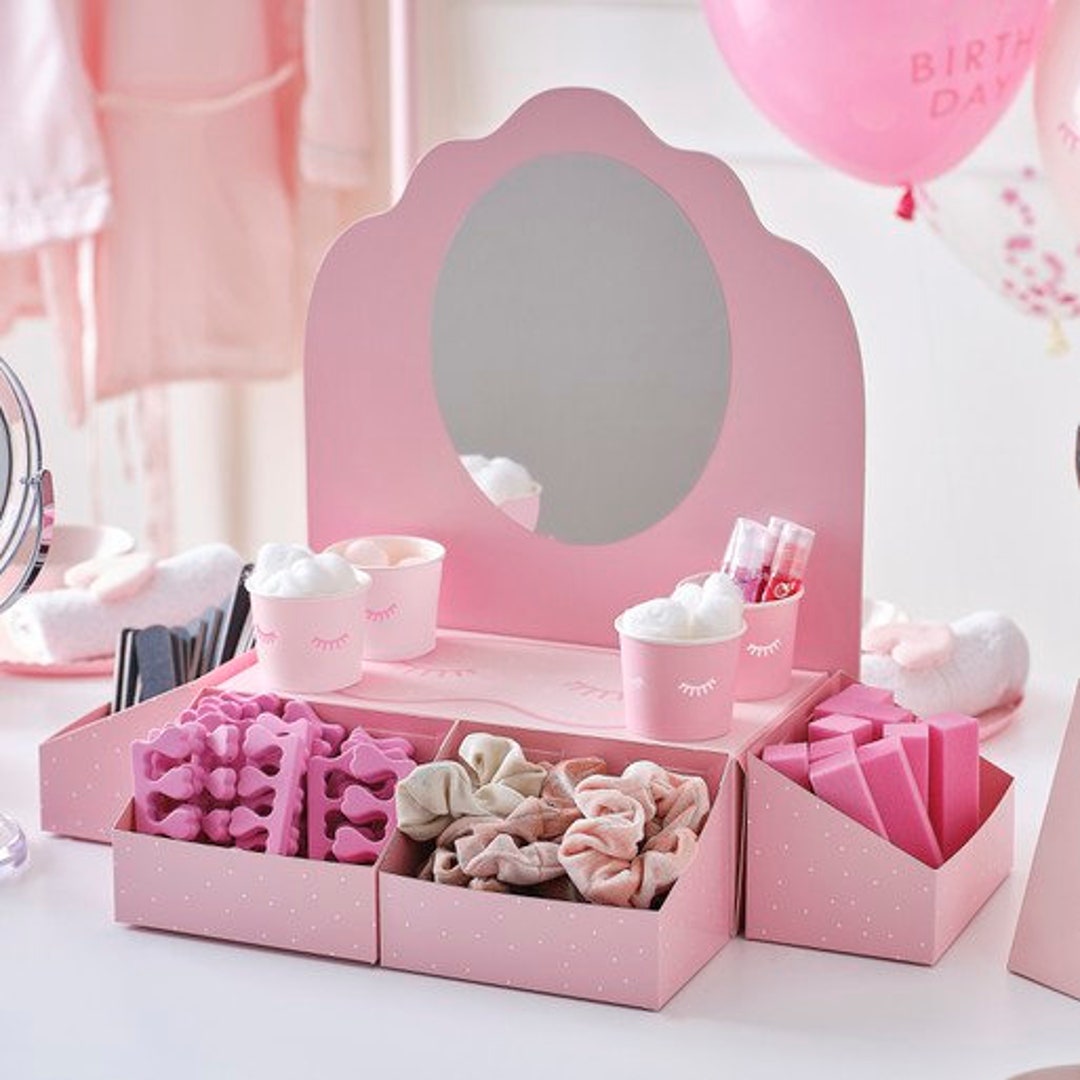Pink Pamper Party Pamper Station and Treat Stand - Etsy