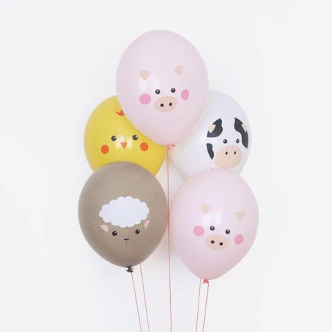 Farm Animals Party Balloons - Etsy