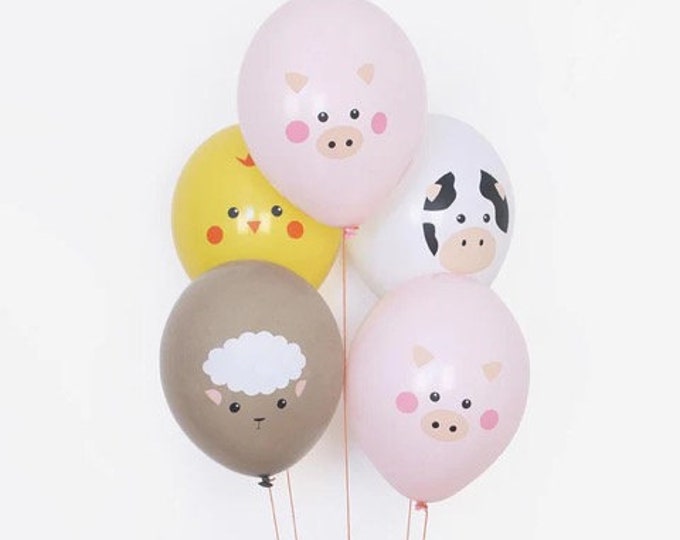 Farm Animals Party Balloons - Etsy