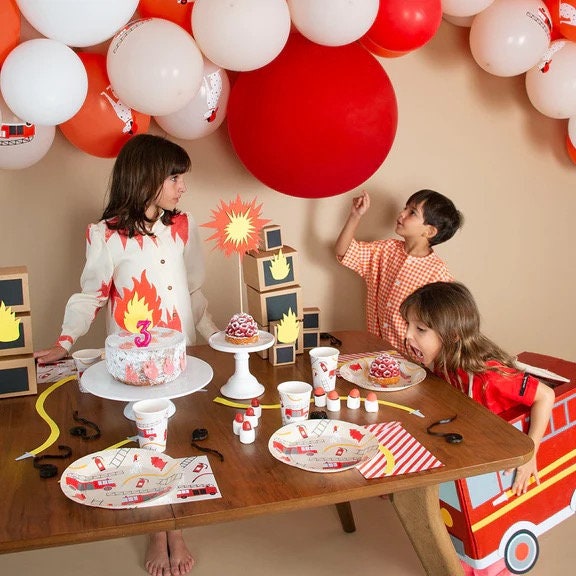 Fire Fighters Party Paper Napkins - Etsy