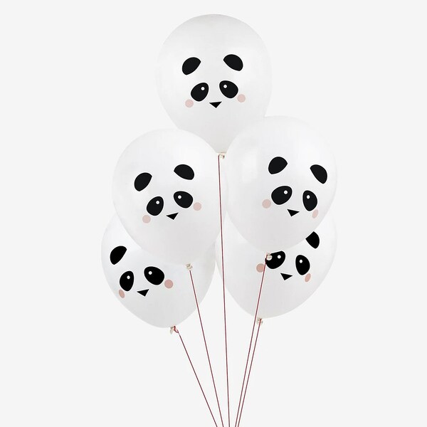 Panda With Balloons - Etsy