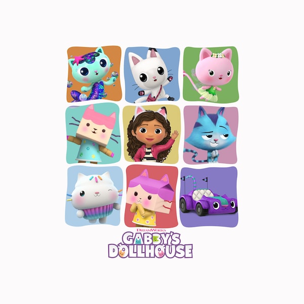 Gabby Dollhouse Character Svg - Etsy