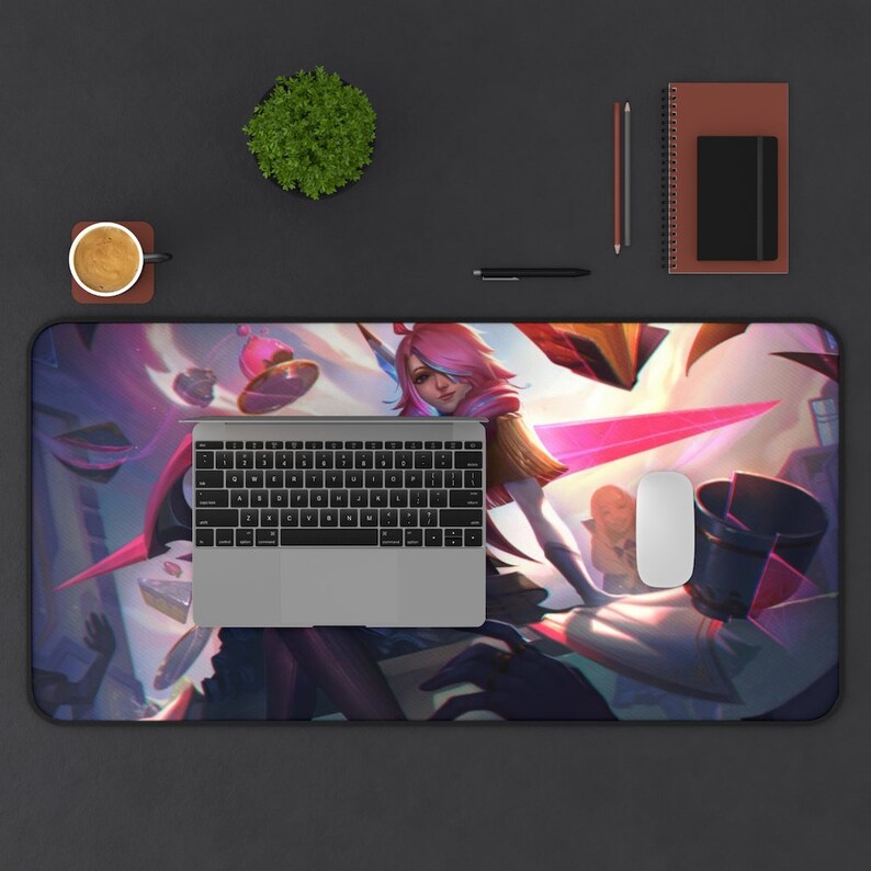 Gwen Lol Desk Mat League of Legends Gwen Wallpaper Gaming Desk Mat ...