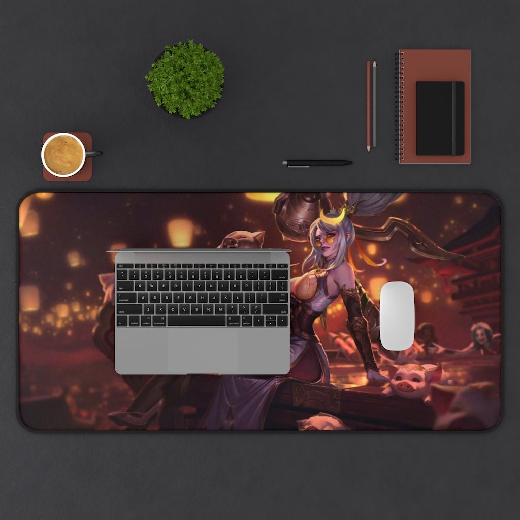 Vayne Lol Desk Mat League of Legends Vayne Wallpaper Gaming Desk Mat ...