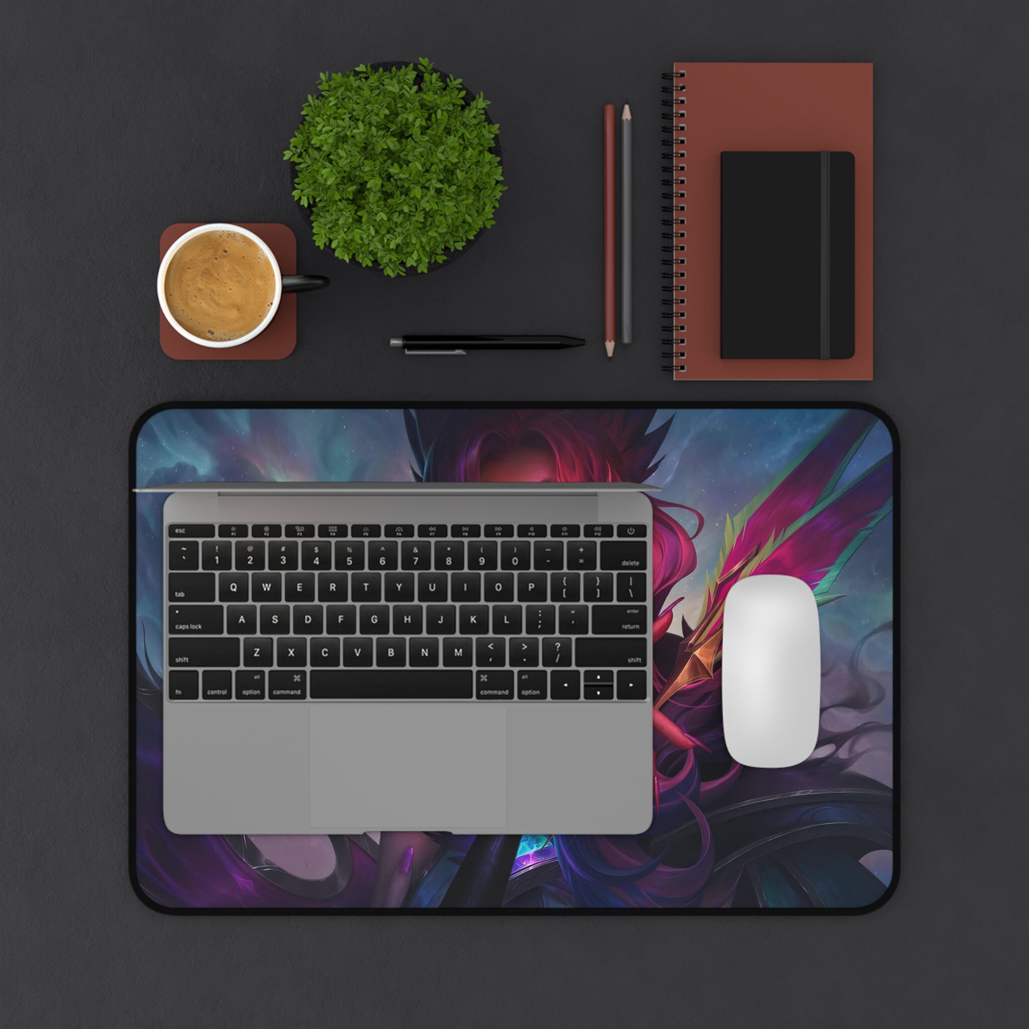 Xayah Lol Desk Mat League of Legends Xayah Wallpaper Gaming Desk Mat ...