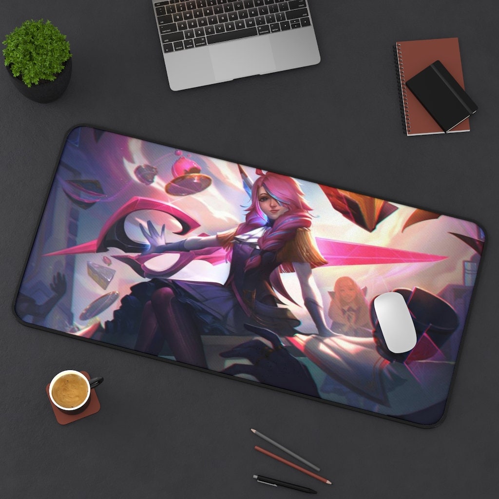 Gwen Lol Desk Mat League of Legends Gwen Wallpaper Gaming Desk Mat ...