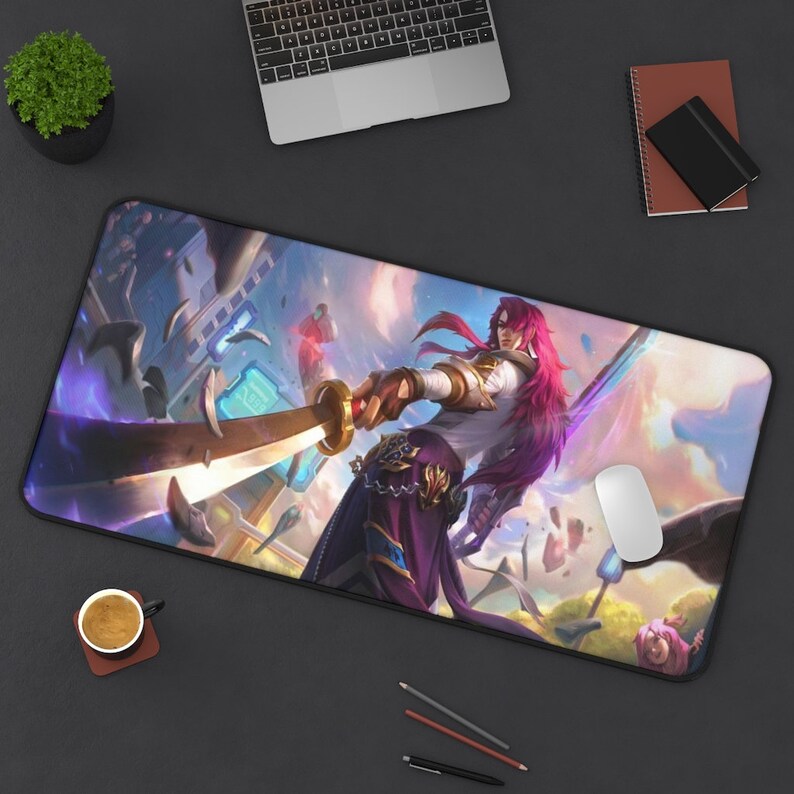 Yone Lol Desk Mat League of Legends Yone Wallpaper Gaming Desk Mat ...