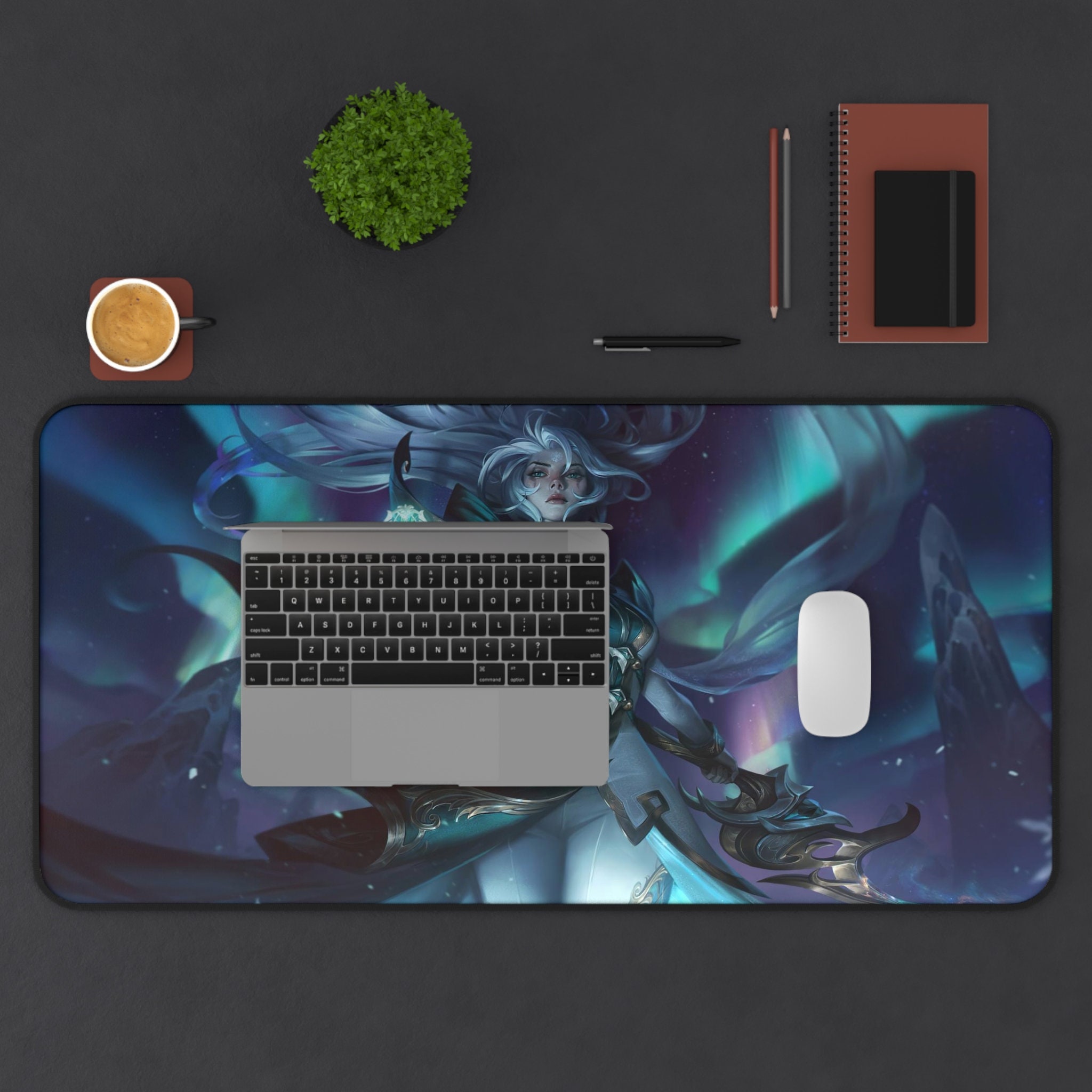 Diana Lol Desk Mat League of Legends Morgana Wallpaper Gaming Desk Mat ...
