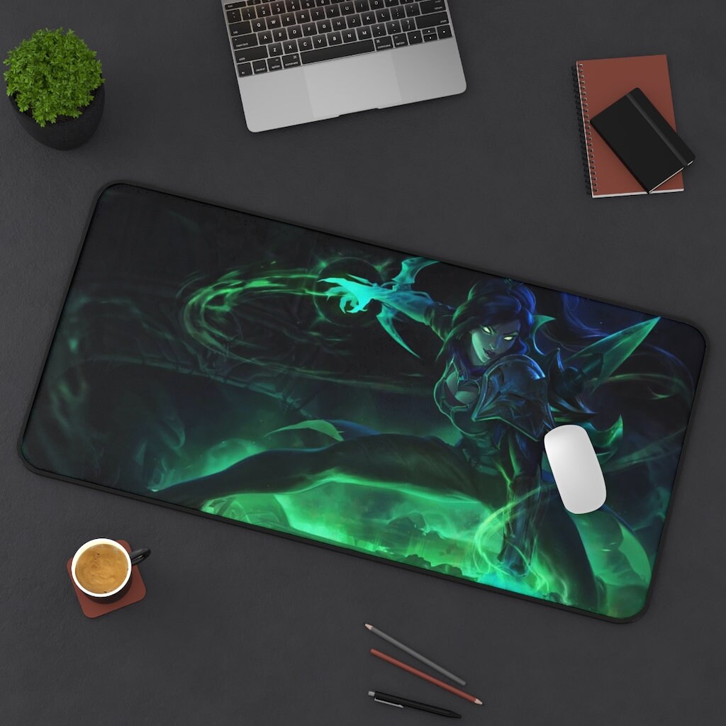 Vayne Lol Desk Mat League of Legends Vayne Wallpaper Gaming Desk Mat ...