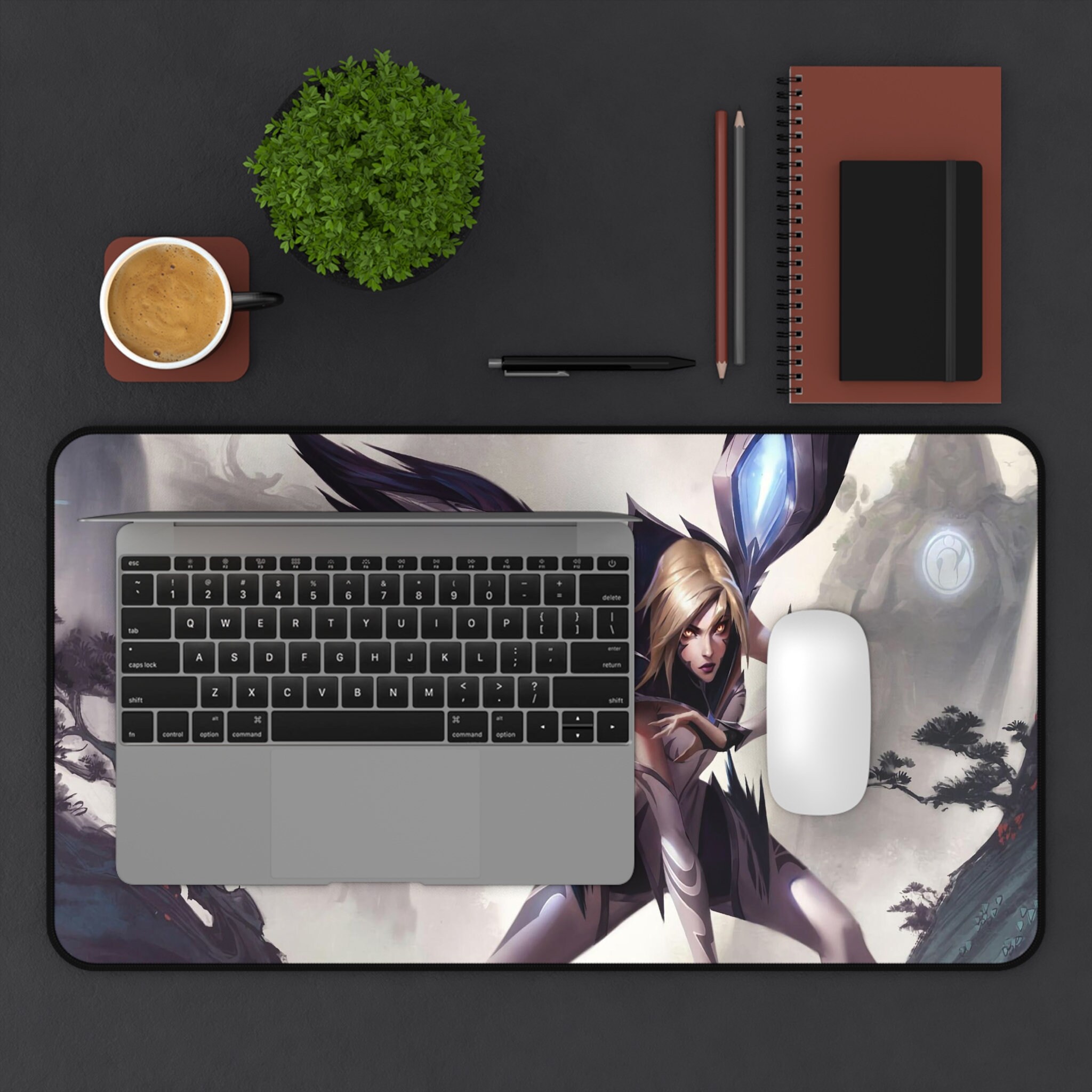 Kai'sa Lol Desk Mat League of Legends Kai'sa Wallpaper Gaming Desk Mat ...