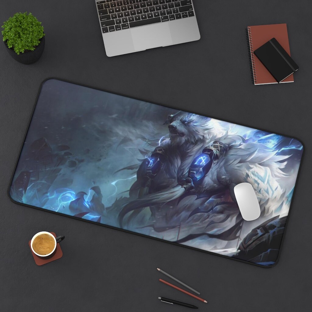 Volibear Lol Desk Mat League of Legends Volibear Wallpaper Gaming Desk ...