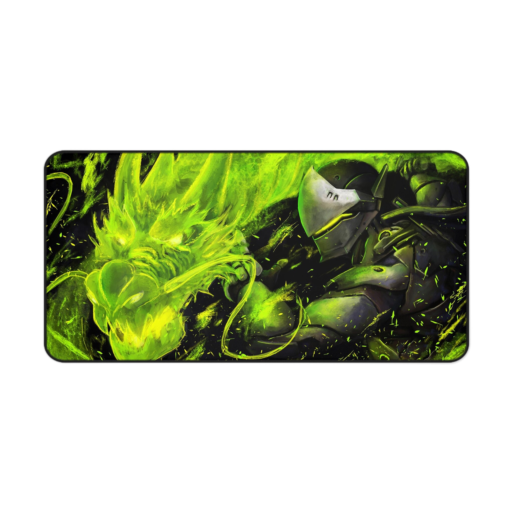 Genji Overwatch 2 Desk Mat Etsy
