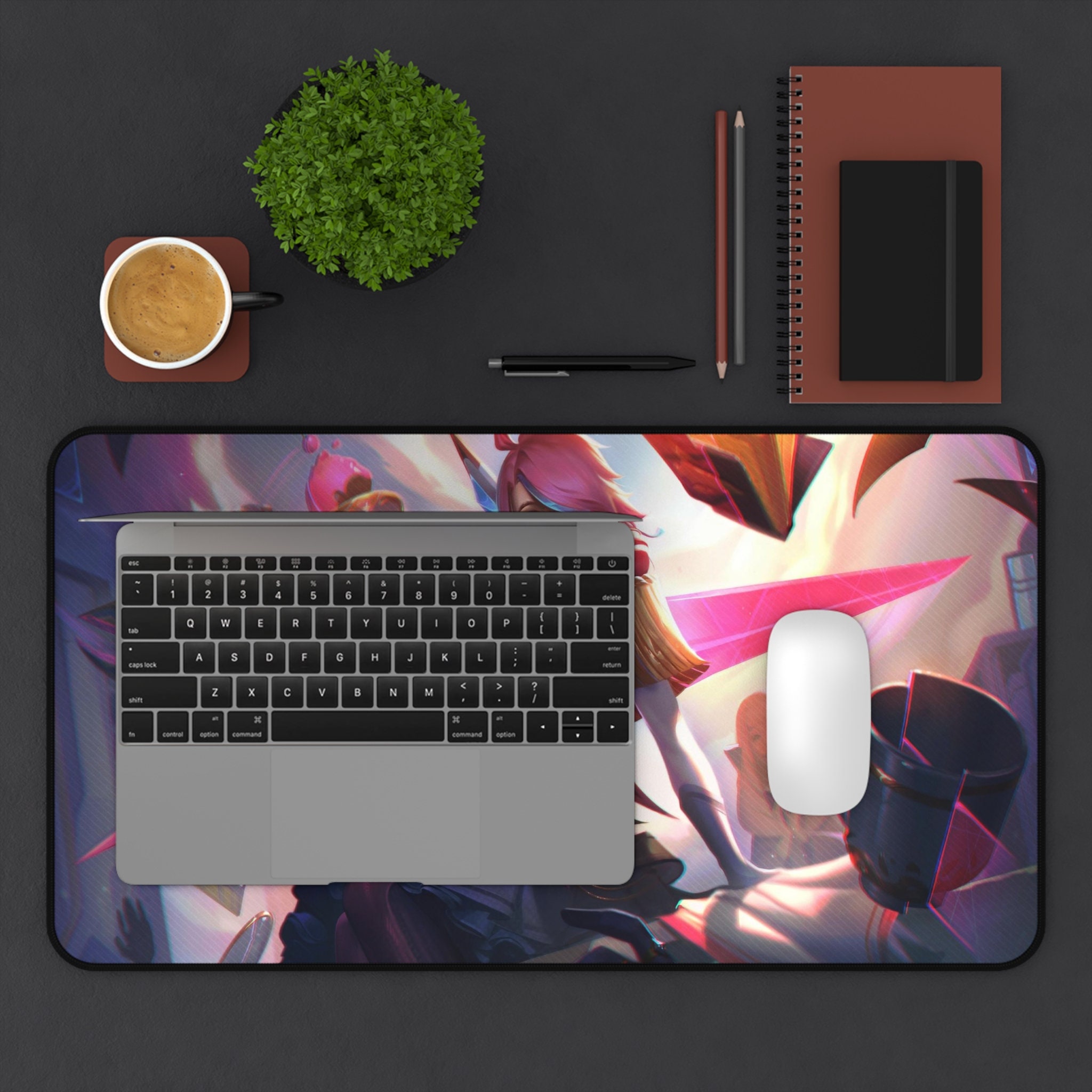 Gwen Lol Desk Mat League of Legends Gwen Wallpaper Gaming Desk Mat ...