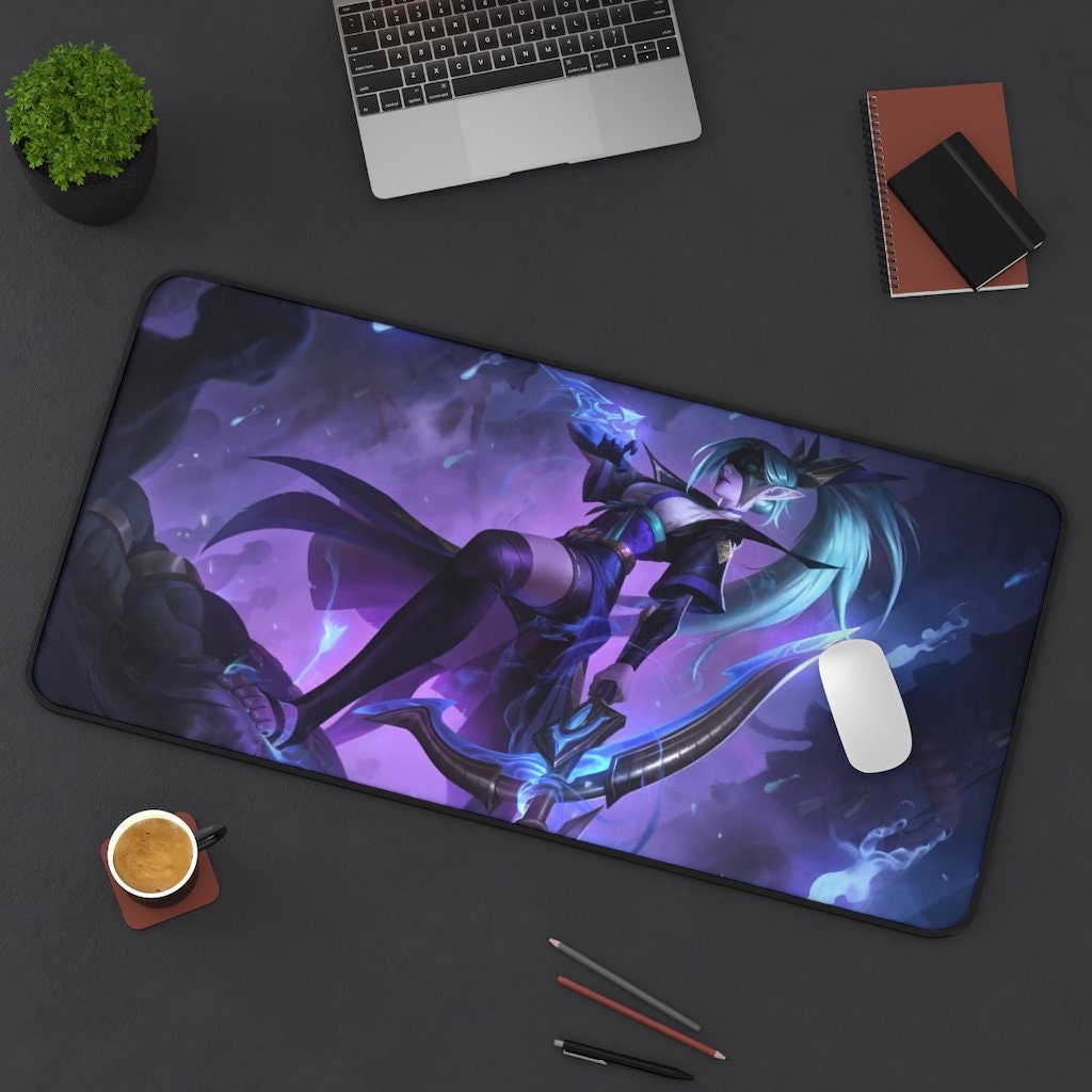Vayne Lol Desk Mat League of Legends Vayne Wallpaper Gaming Desk Mat ...