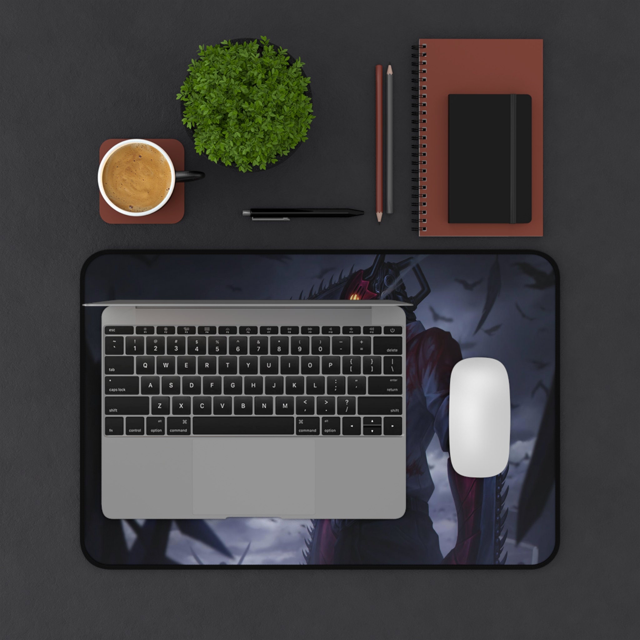 Anime Desk Mat Anime Mouse Pad Large Desk Mat Anime Mouse Mat 31 15.5 ...