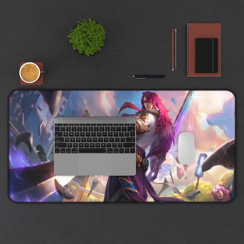 Yone Lol Desk Mat League of Legends Yone Wallpaper Gaming Desk Mat ...