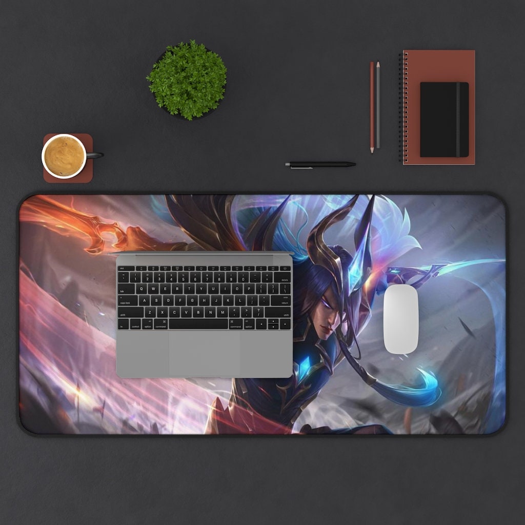 Yone Lol Desk Mat League of Legends Yone Wallpaper Gaming Desk Mat ...