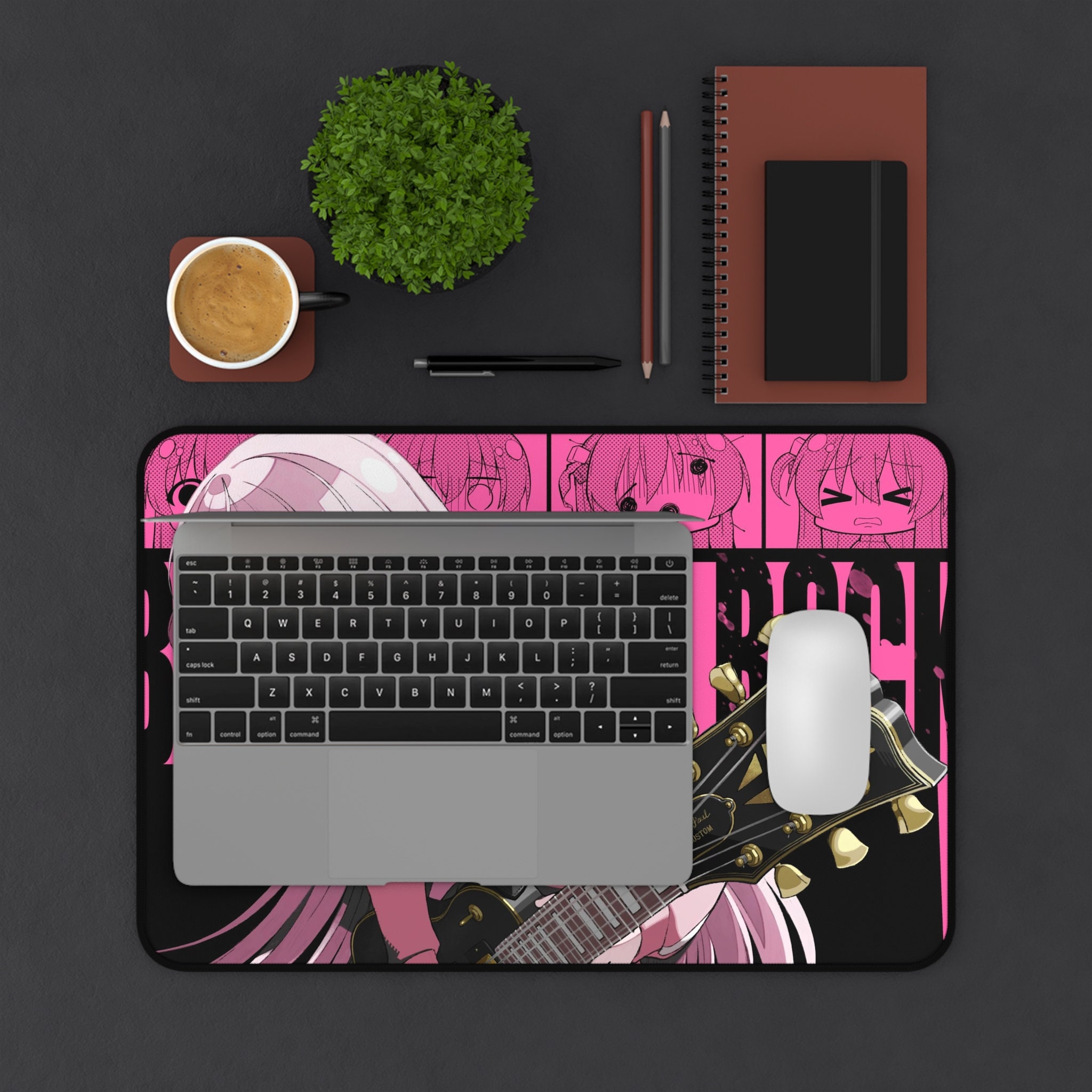 Anime Desk Mat Anime Mouse Pad Large Desk Mat Anime Mouse Mat 31 15.5 ...