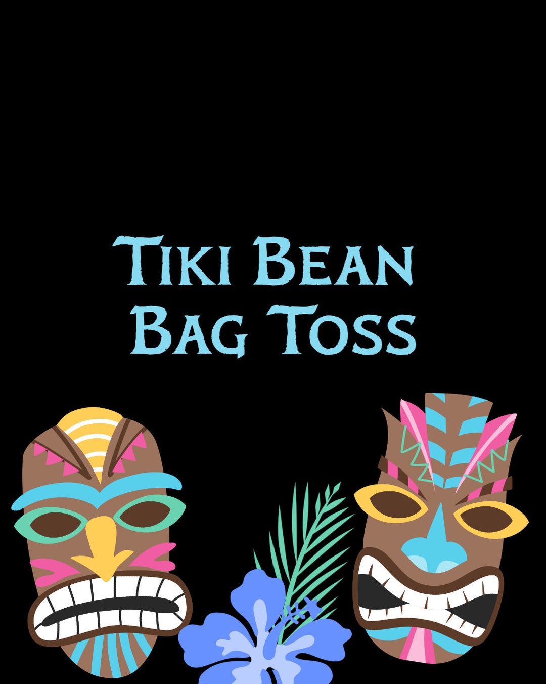 Aloha Blue Party Signs Party Signs Lua Party Signs - Etsy