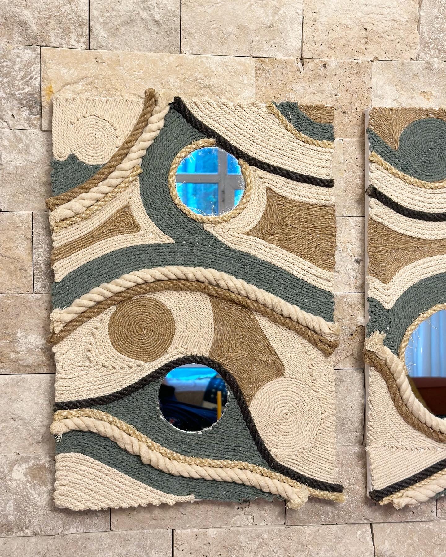 3 Handmade Fiber Art Wall Hangings, Handmade, Contemporary Art for ...