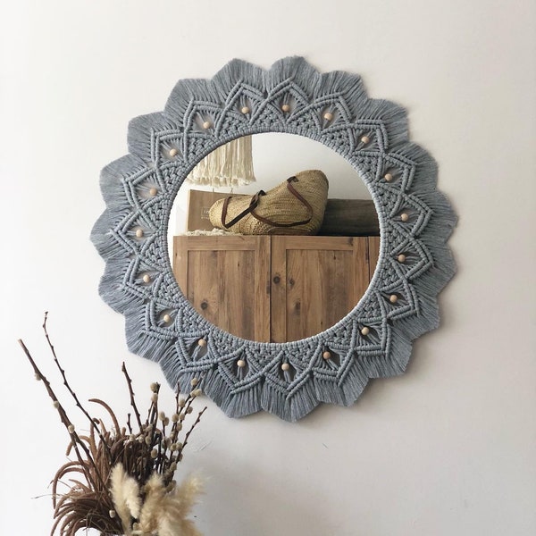 Boho Mirror - Etsy