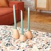 Wood Candlestick Set of 3 Candlesticks Wooden Candlesticks - Etsy