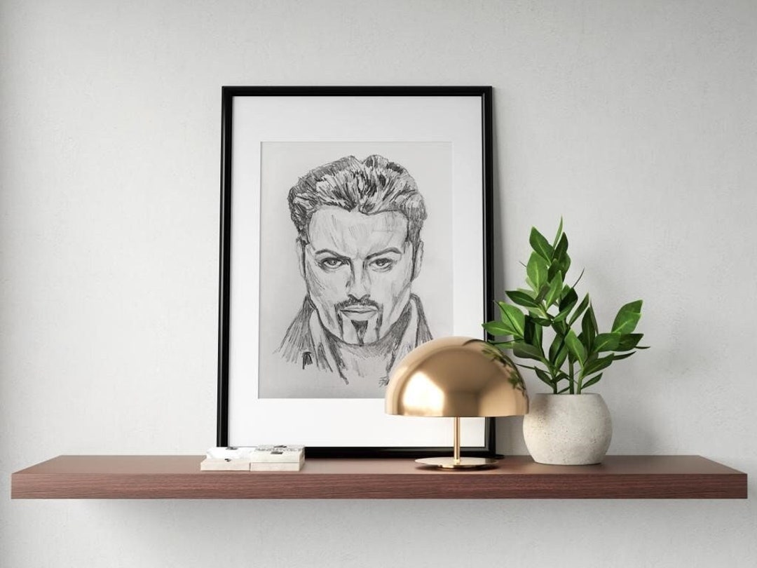 George Michael Print | George Michael Art | George Michael Gift | Wham ...