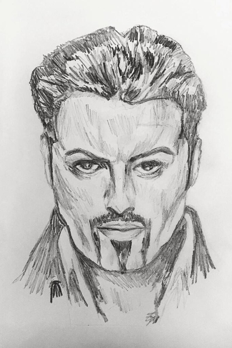 George Michael Print | George Michael Art | George Michael Gift | Wham ...