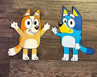 Bluey Cardboard Cutout - Etsy UK