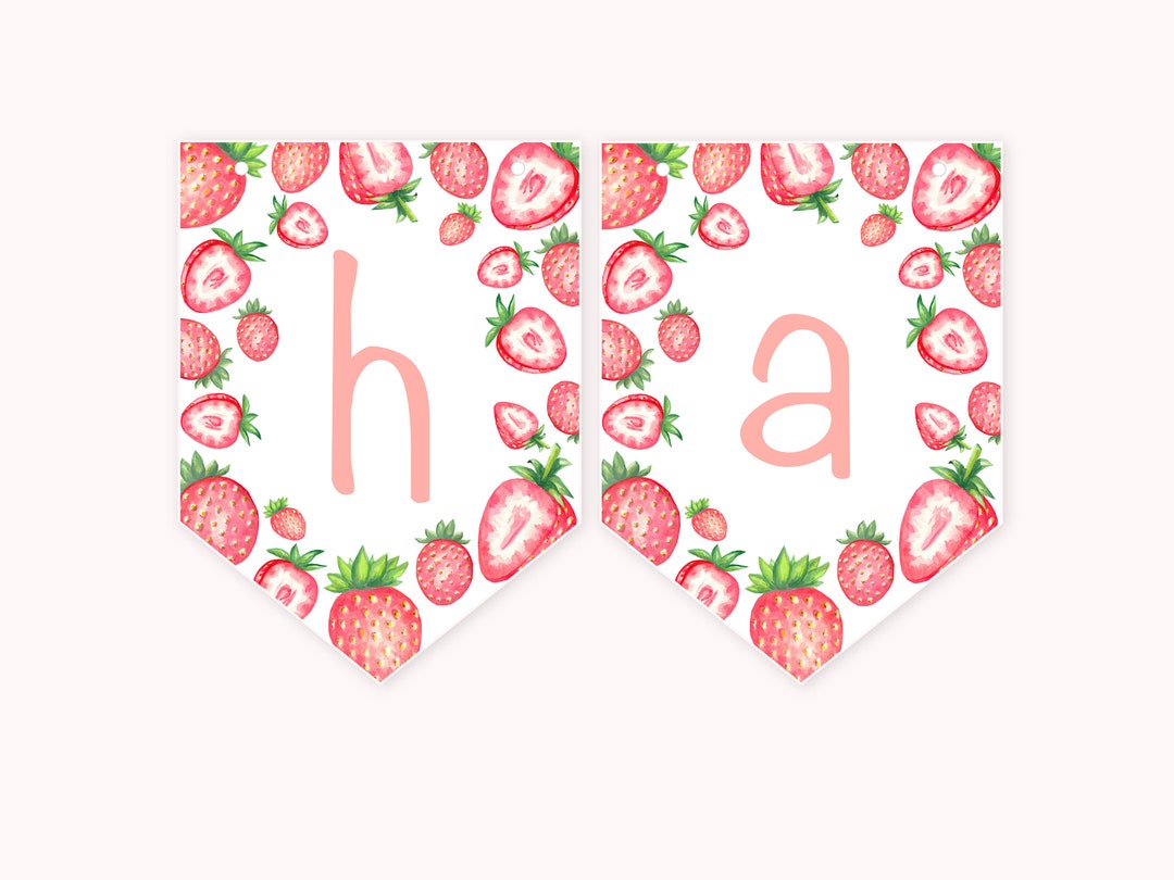 Berry Sweet Printables, Berry First Birthday Decor, Berry Theme Party ...