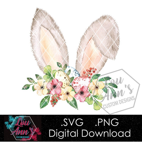 Bunny Ears .PNG .SVG Digital Download - Etsy