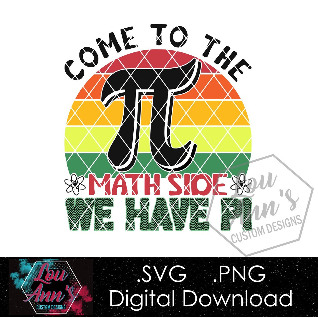Math Side Pi Day .PNG .SVG Digital Download - Etsy