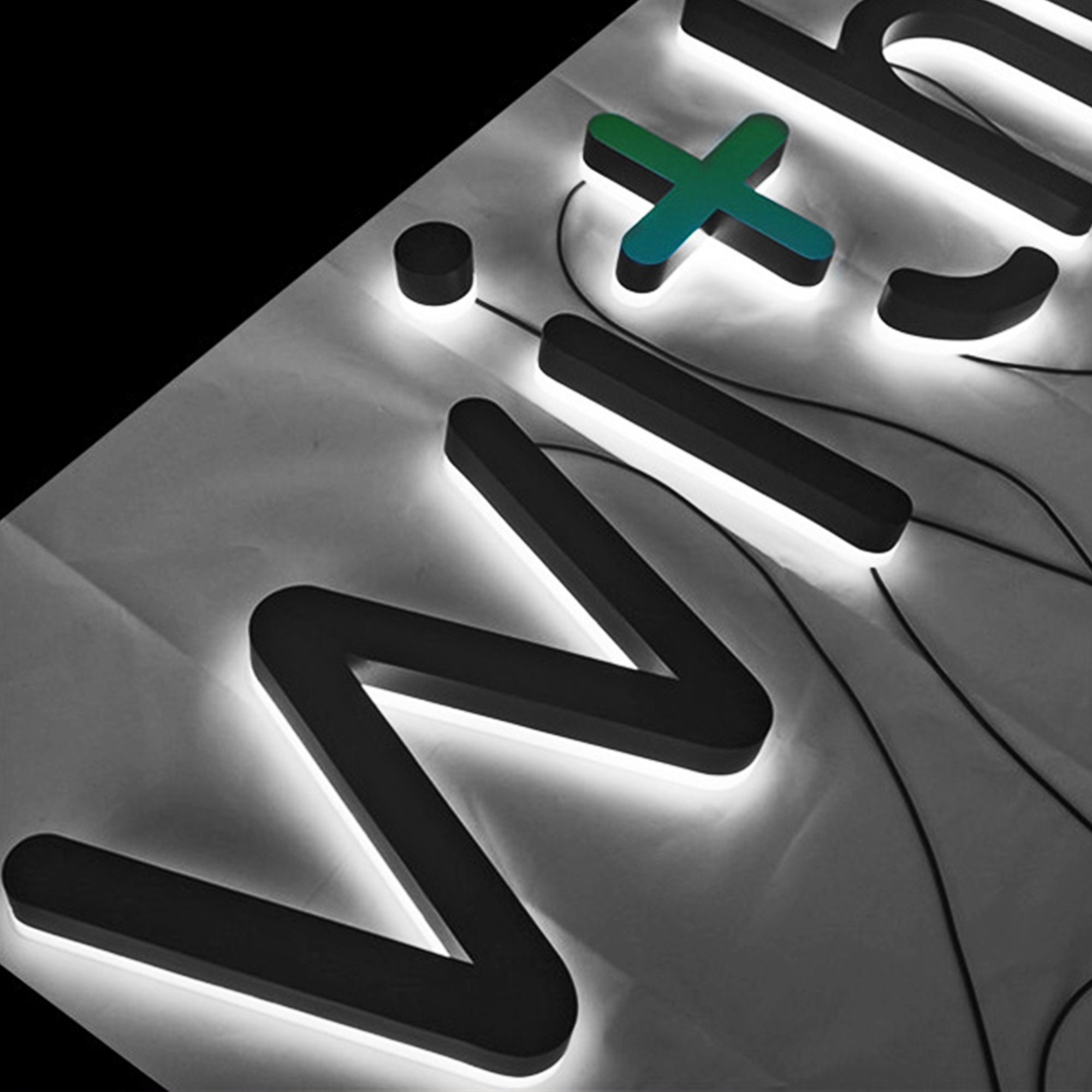 3d Backlit Sign, 3d Led Signage, Logo Light Sign, Custom Outdoor, 3d ...