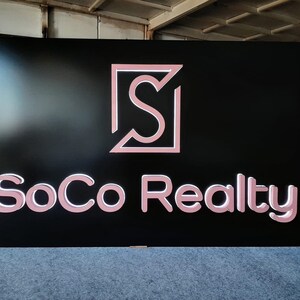 Oven Painted Floor Signage, Colorful Signage, Custom Sign, Business ...