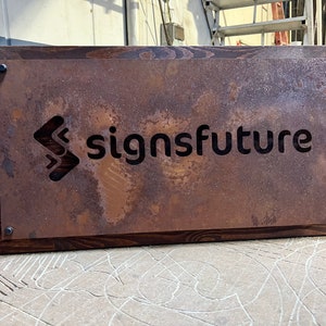 Rustic Sign, Metal Sign, Sign for Wall, Sign for Office, Business Sign ...