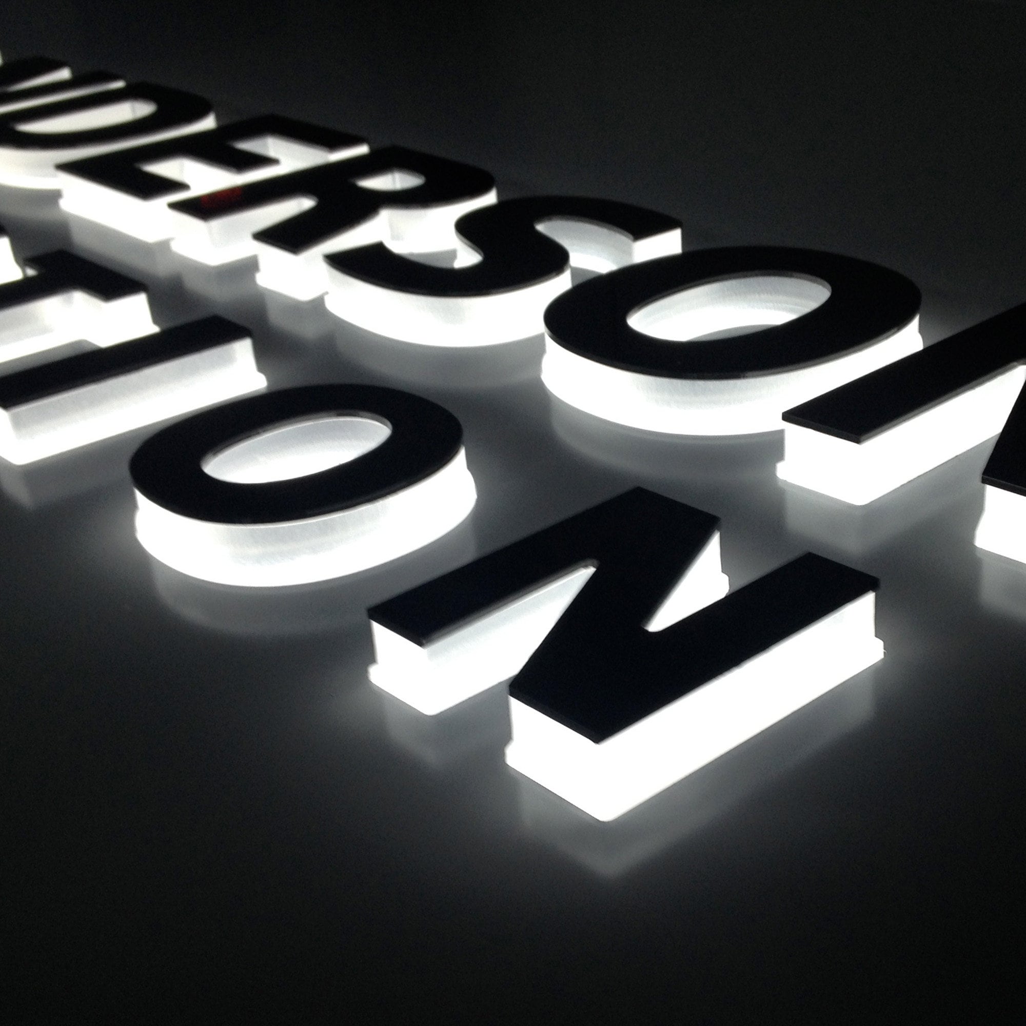 3d Backlit Sign, 3d Led Signage, Custom Outdoor, Logo Light Sign, 3d ...