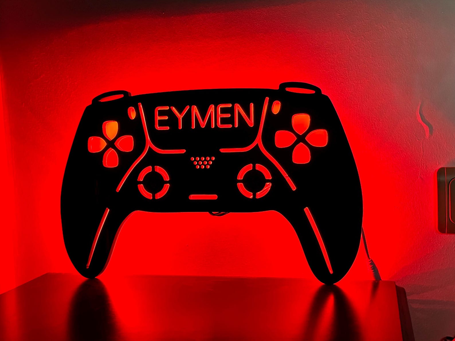Personalized Gamer Tag Led Sign, Custom Game Console RGB Led Light ...