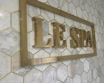 Gold Wall Letters - Etsy