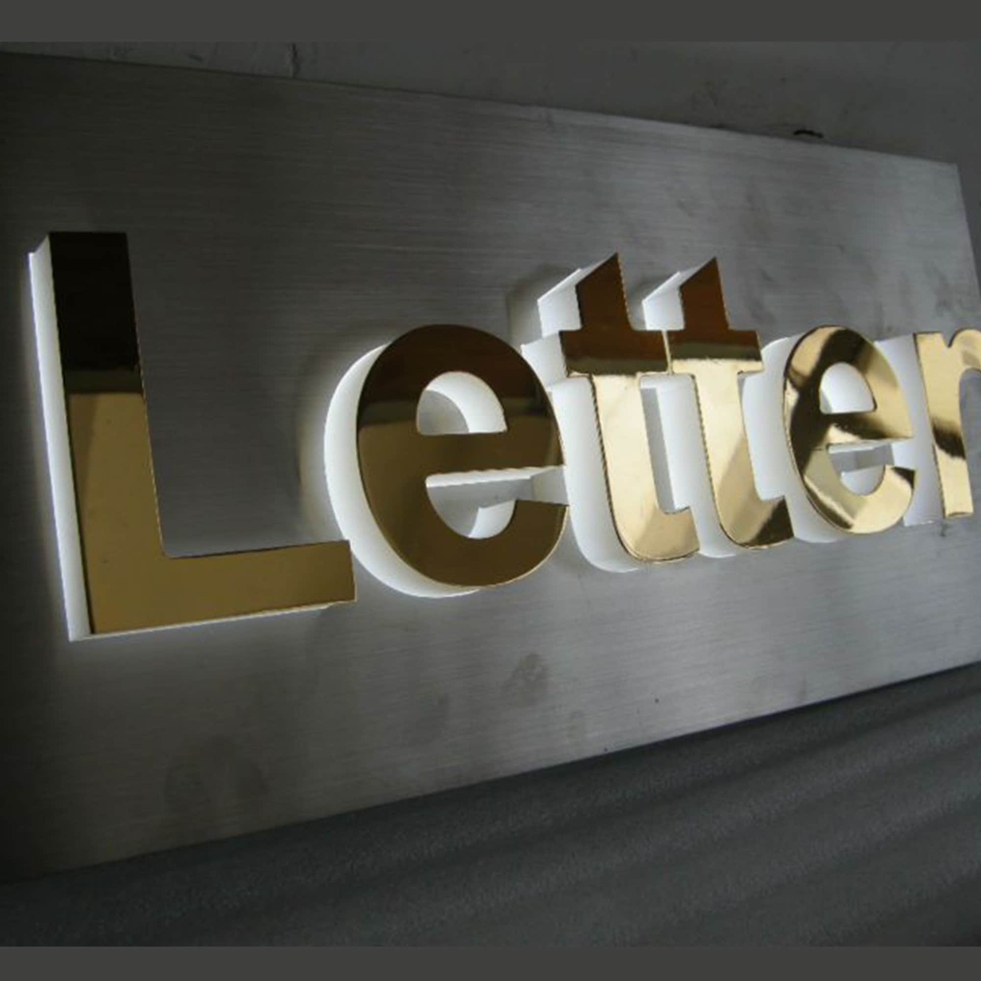 3d Backlit Sign, 3d Led Signage, Custom Outdoor, Logo Light Sign, 3d ...