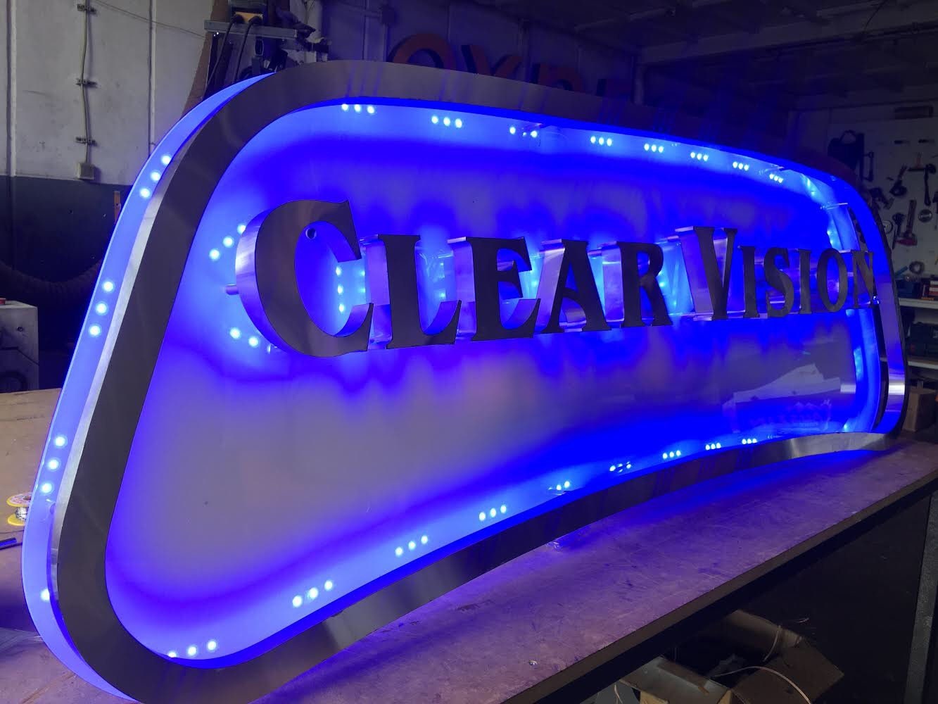 Office Sign, Wall Sign, Modern Signage, Gift for Office, Backlit Sign ...