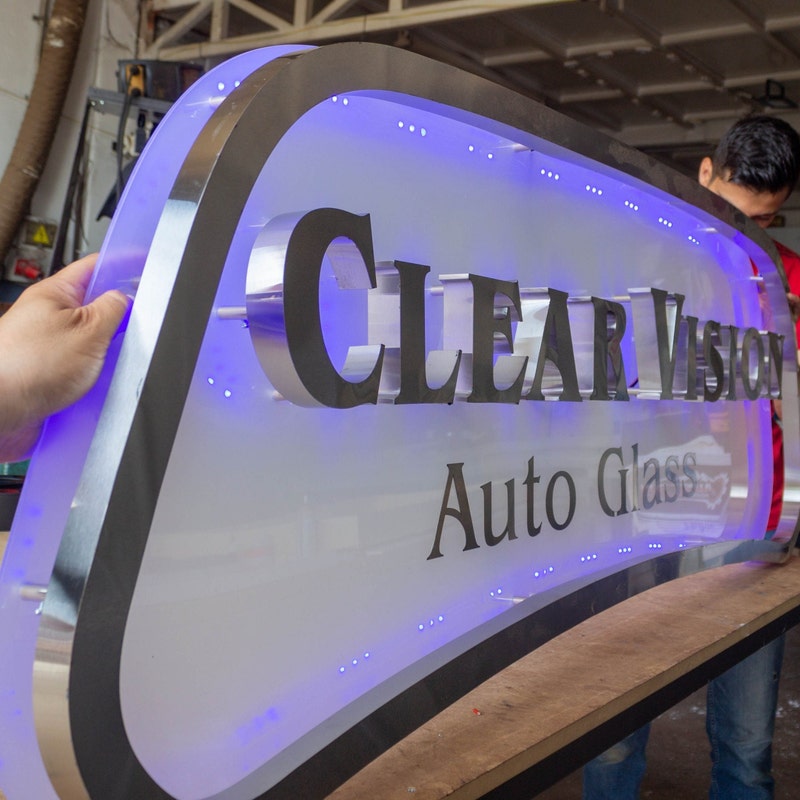Backlit Sign - Etsy