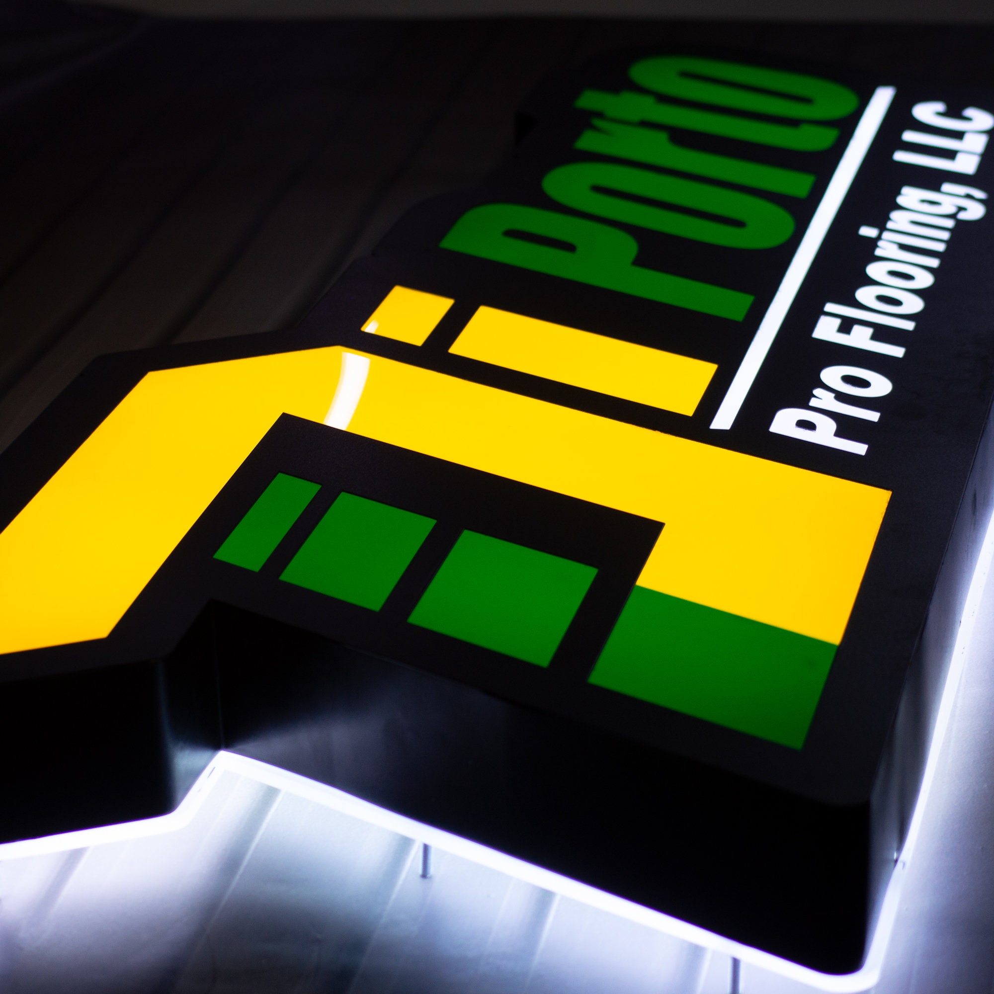 Custom Logo Sign for Business, Indoor, Outdoor, Blacklit, Quality ...