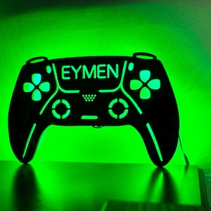Personalized Gamer Tag Led Sign, Custom Game Console RGB Led Light ...