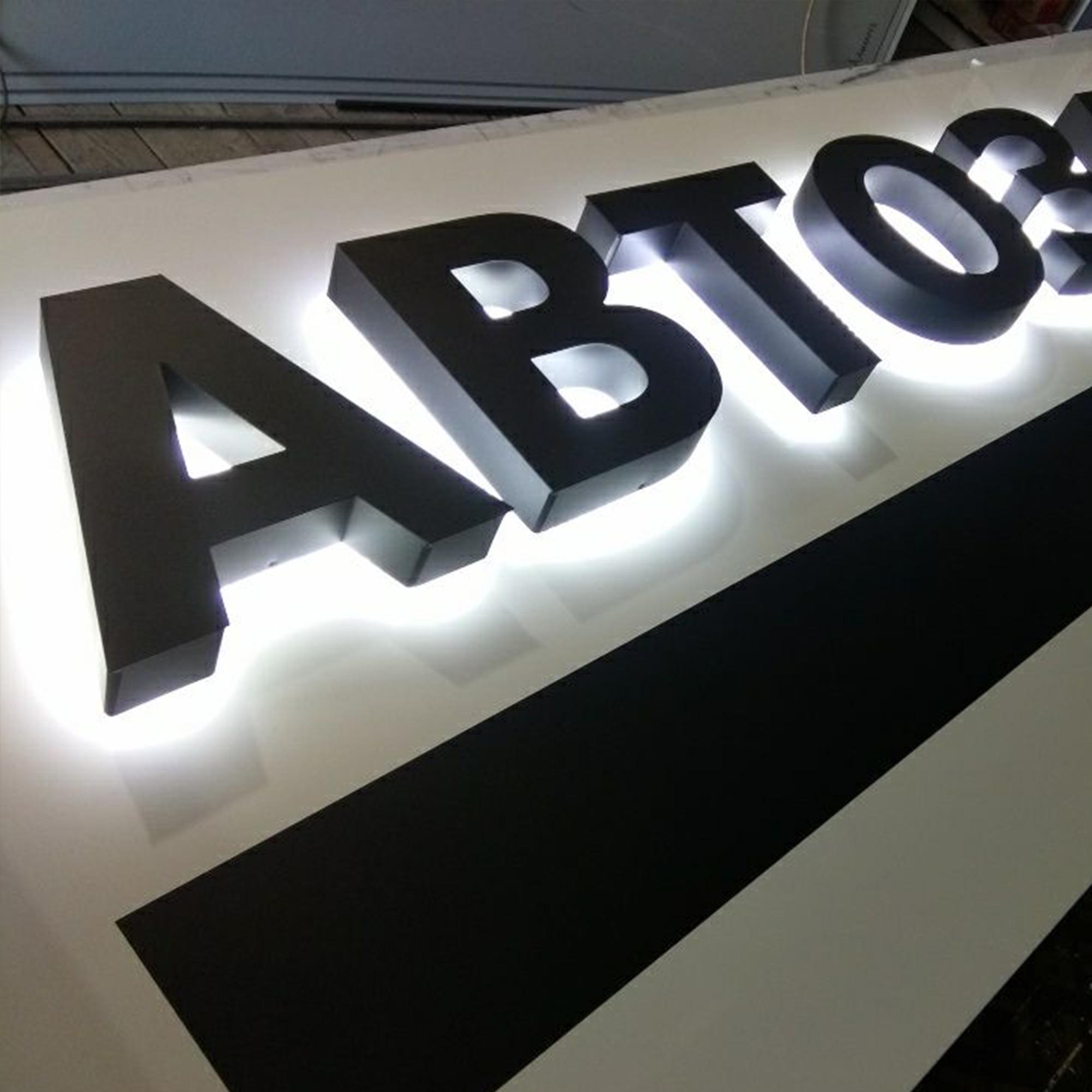 Backlit Sign, Custom 3d Backlit Sign, Backlighted Display, Custom ...